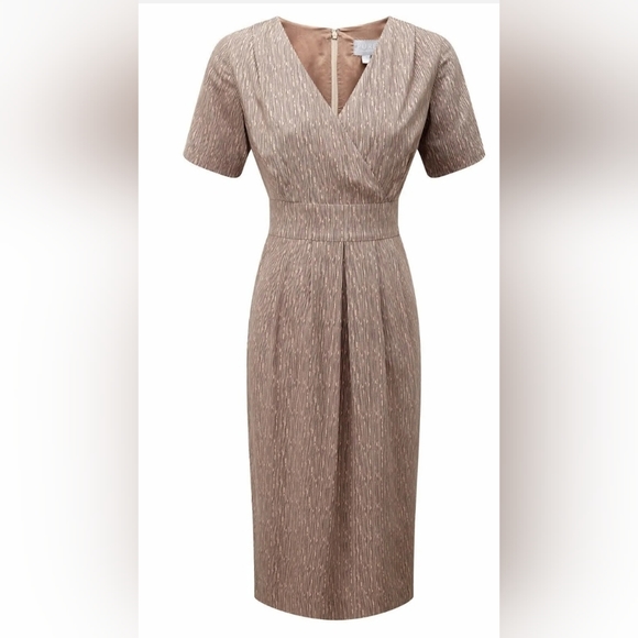 Pure Collection | Dresses | Pure Collection Silk Wrap Dress Nwt Sz 8 ...